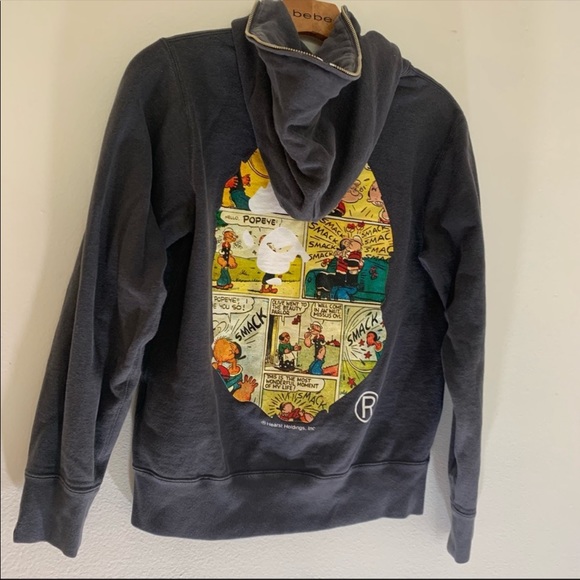 Bape | Tops | A Bathing Ape Bape X Popeye Comic Zip Hoodie | Poshmark